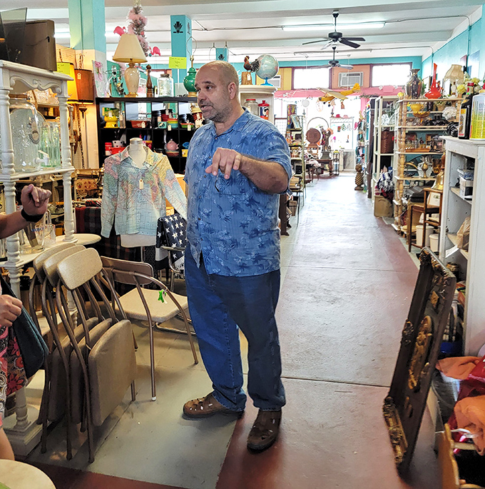 The passionate vintage curator shares stories that transform ordinary objects into extraordinary treasures—the true magic of antiquing.