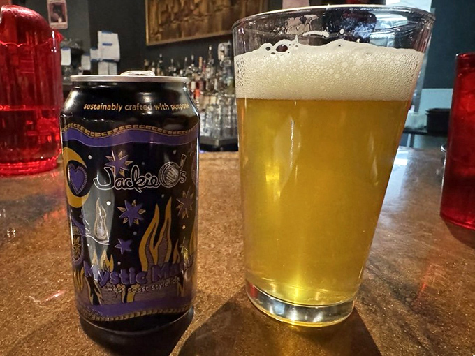 Nothing complements Eastern European dumplings quite like a crisp local craft beer—liquid sunshine in a glass.