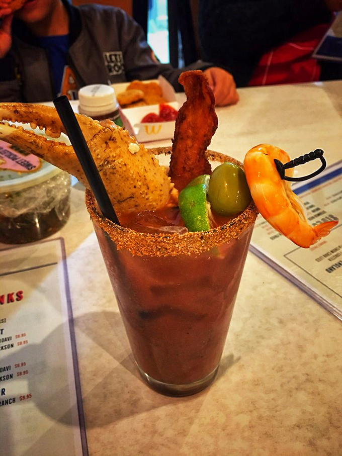 The perfect liquid companion for cooling down those taste buds after a spicy seafood adventure.