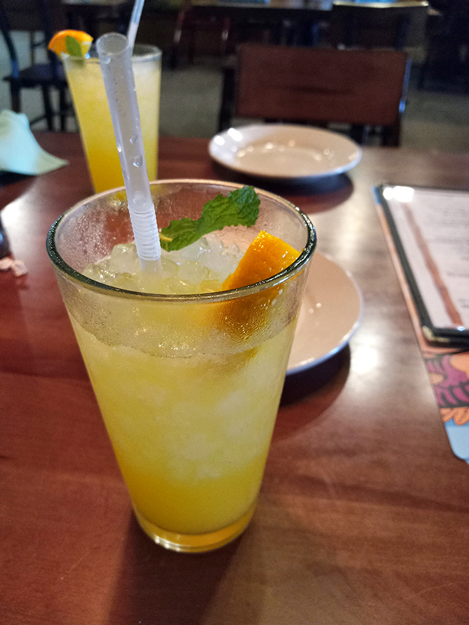 A refreshing citrus cocktail that whispers "vacation" with each sip – even if you're just playing hooky from Tuesday afternoon meetings.