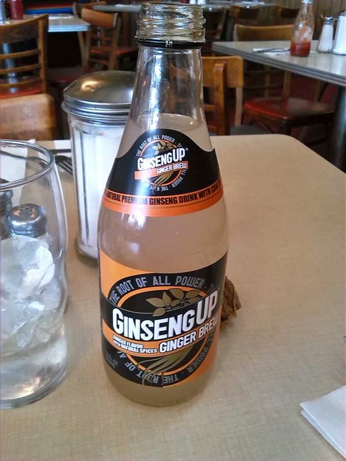 Even the beverages at Scotty's bring character to the table—this ginger brew packs enough zing to cut through the richness of your fried feast.