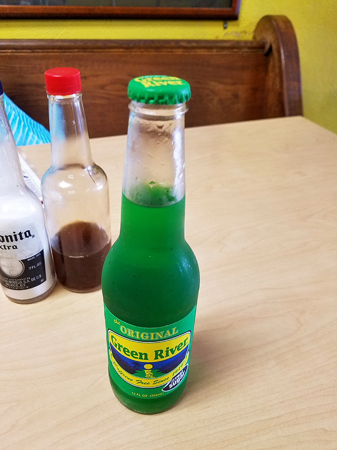 Green River soda—that electric lime-green elixir of the Midwest—pairs perfectly with beef and brings instant nostalgia to Chicago expats.