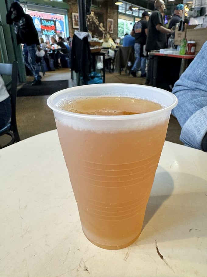 Even the beverages at Blues City come with a side of atmosphere—perfect for washing down those legendary ribs.