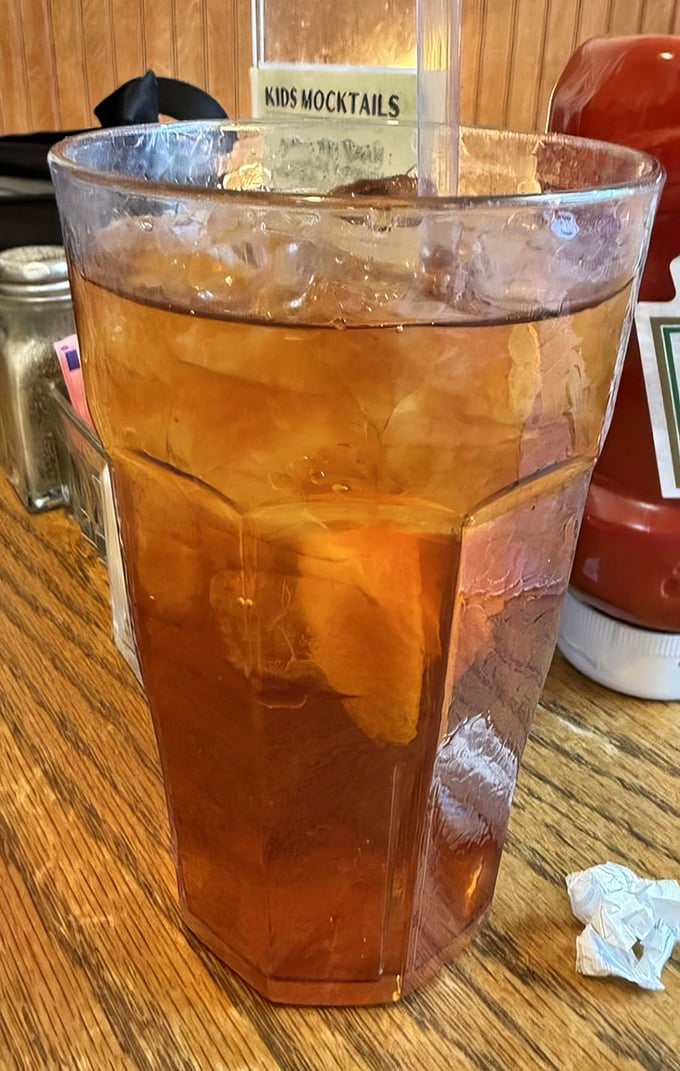 Sweet tea so perfectly amber it looks like liquid sunshine. In the South, this isn't just a beverage—it's practically a constitutional right.