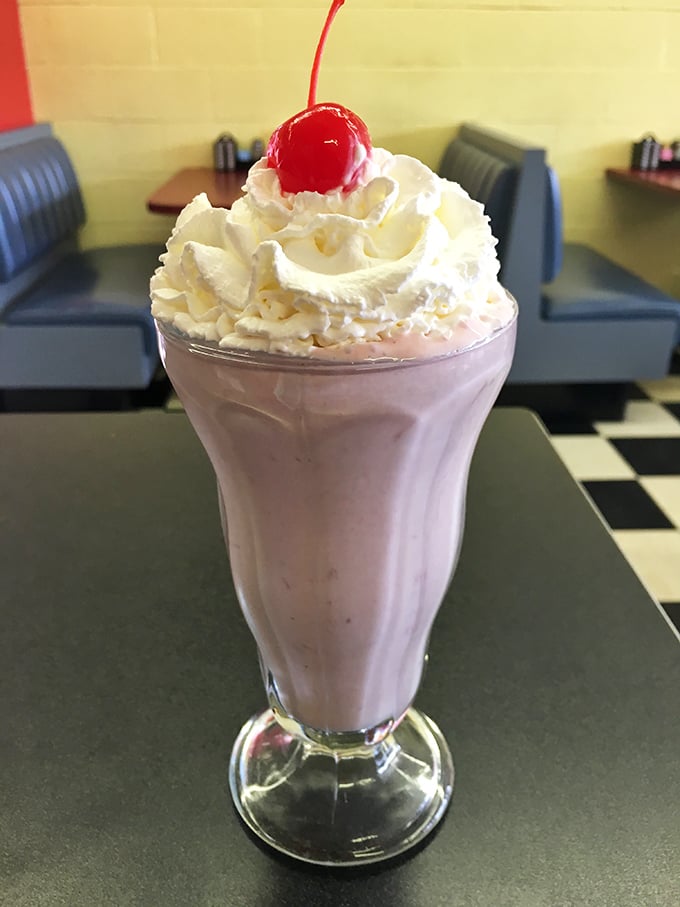 Thick, creamy nostalgia in a glass reminds you why milkshakes make everything better, even at breakfast time.