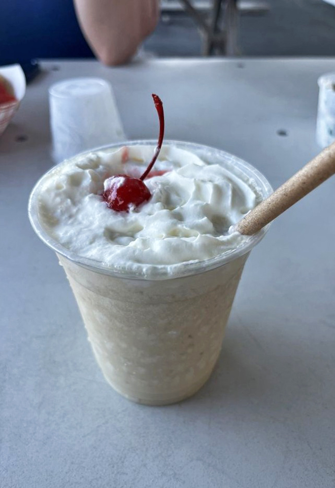 This isn't just a piña colada—it's a vacation in a cup, complete with the cherry on top.