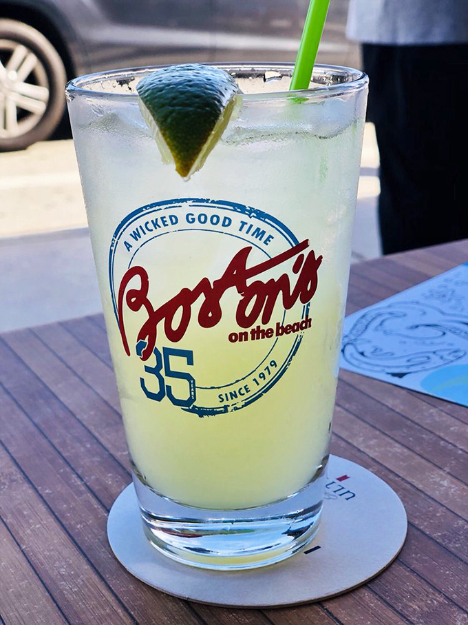 A cocktail that screams "vacation mode activated!" This refreshing concoction proves Boston's has been serving "wicked good times" since the disco era.