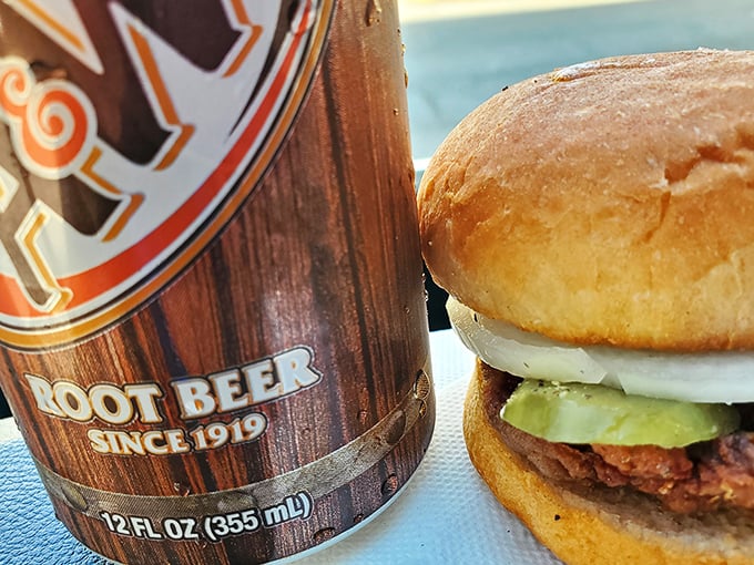 Root beer and a slider—the Midwest's answer to champagne and caviar. Some pairings are simply timeless. 