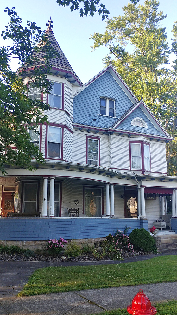 This Victorian beauty with its distinctive turret and wraparound porch is what housing dreams are made of—at Ohio prices that'll make coastal dwellers weep.