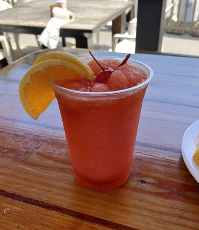 This Rum Runner isn't just a drink, it's Florida in a glass—bright, colorful, and packing enough punch to make you forget about your northern troubles.