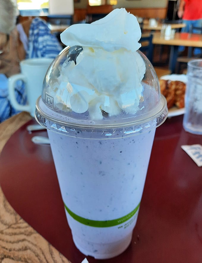 When your milkshake looks like it's wearing a jaunty whipped cream hat, you know you've made excellent life choices.