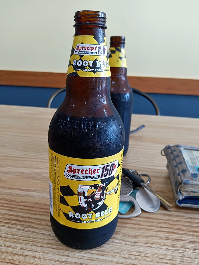 Nothing complements an over-the-top hot dog experience like Sprecher's craft root beer—the kind that makes you wonder why you ever settled for the mass-produced stuff.