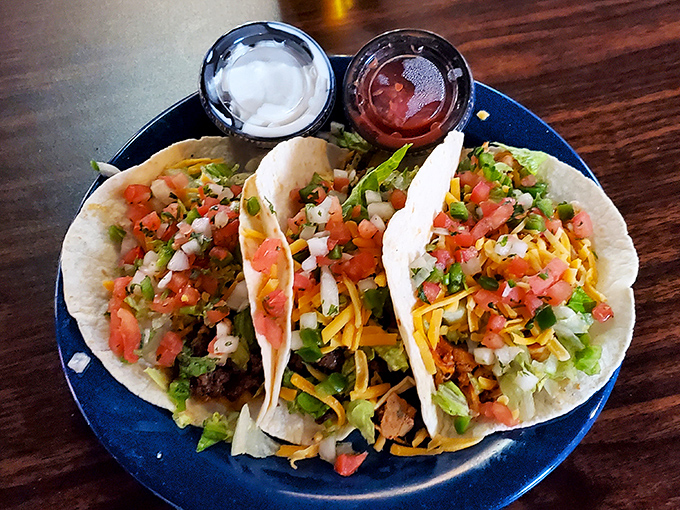 These tacos bring a welcome splash of color and zest to Wisconsin's dairy-dominated landscape, topped with enough fresh pico to brighten even the grayest Madison day.