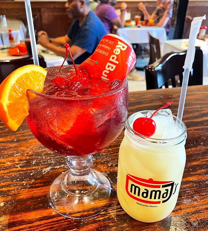 Colorful cocktails that bring the party to your palate. That mason jar isn't just a glass—it's a vessel of joy.