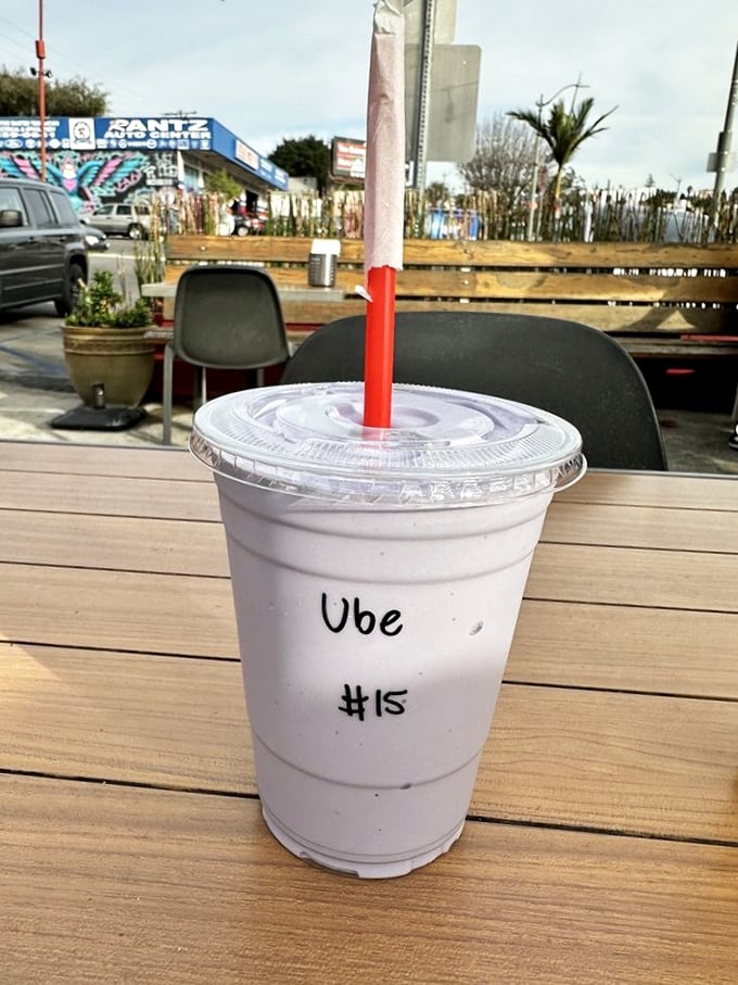 That Ube shake isn't just purple—it's a passport to Filipino flavor that makes vanilla seem like it's not even trying.