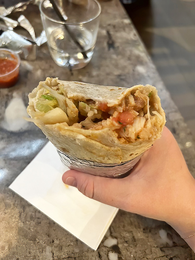 Proof that vegetarian doesn't mean sacrifice—this foil-wrapped bundle delivers all the satisfaction of its meaty cousins with none of the guilt.