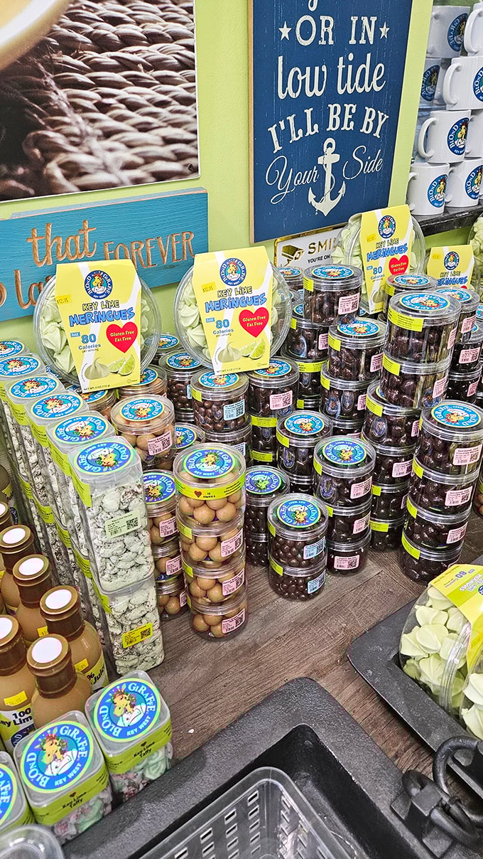 Key lime everything! From meringues to chocolate-covered treats, they've found ways to transform that distinctive flavor into portable vacation memories.