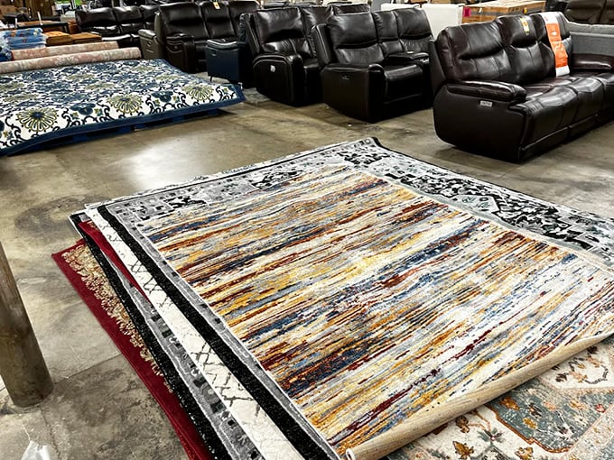 Area rugs that transform bare floors into statement pieces, proving good taste and good value aren't mutually exclusive concepts.