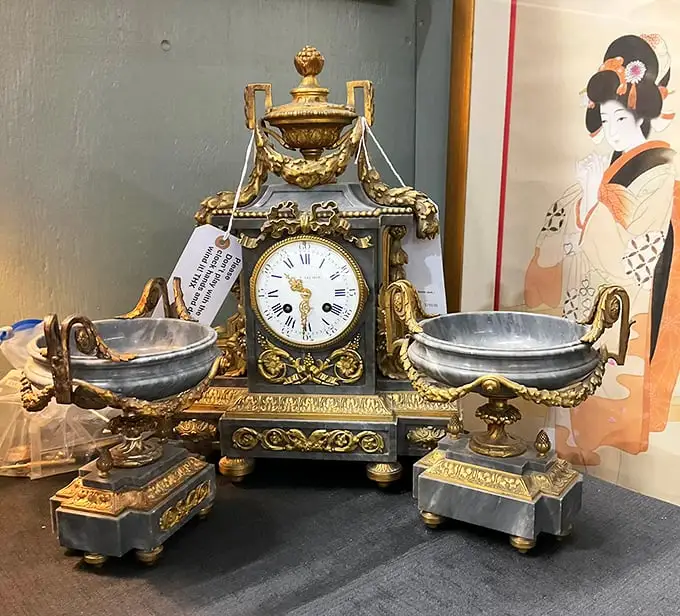 Tick-tock goes the aristocrat's clock – a gilded timepiece that probably witnessed more history than your high school textbook ever covered.