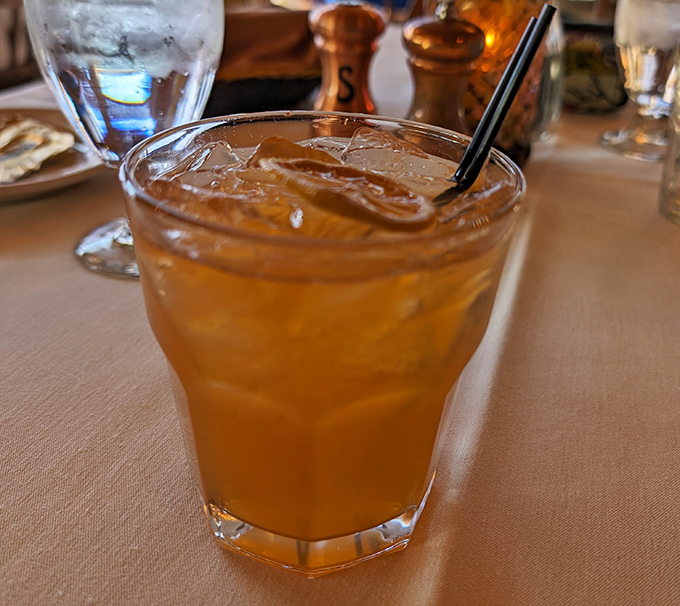 This isn't just an Old Fashioned—it's Wisconsin's unofficial state cocktail, amber and inviting, ready to complement whatever culinary adventure you choose.