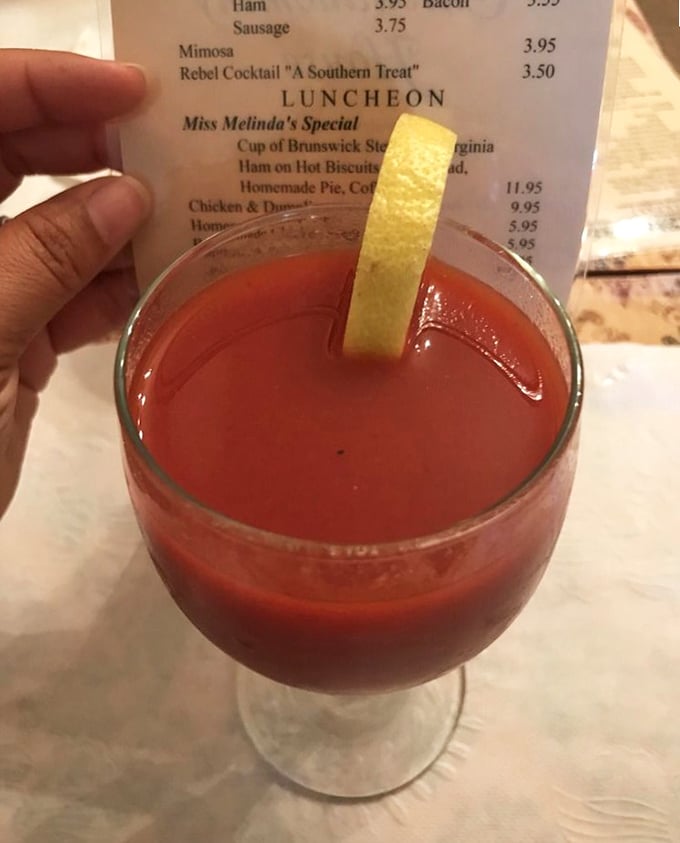The Rebel Cocktail—a Southern treat that doesn't need bourbon to make its point. That lemon slice isn't garnish; it's punctuation.