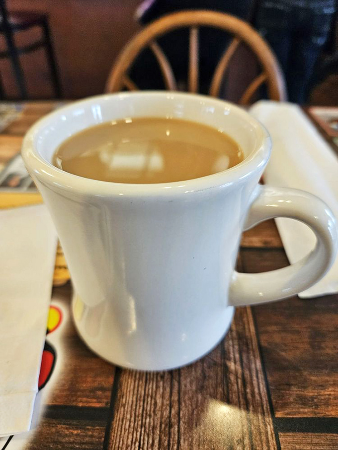The humble coffee mug—filled with brew strong enough to jumpstart your morning but smooth enough to sip all day long.