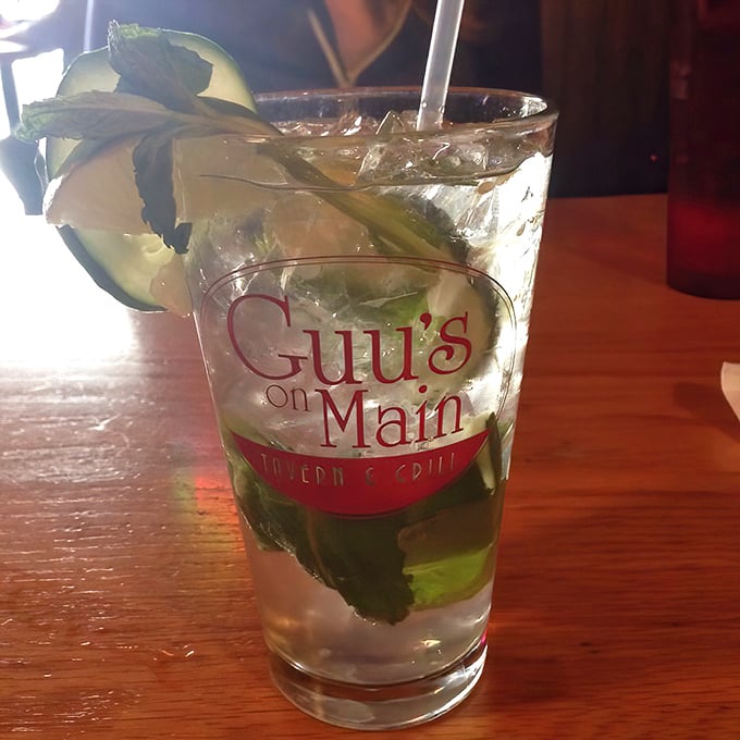 This isn't just a mojito—it's summer in a glass, complete with cucumber freshness that makes you momentarily forget you're in the Midwest.