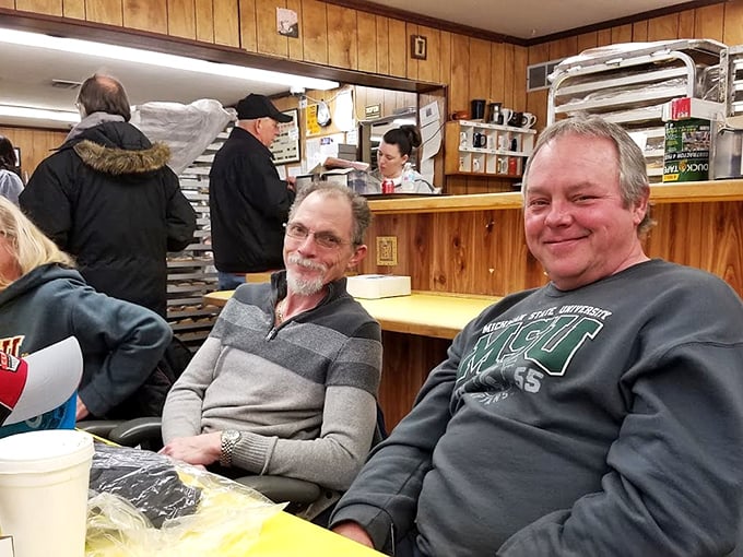 Local wisdom in action: these folks know exactly what they're doing with their selections.