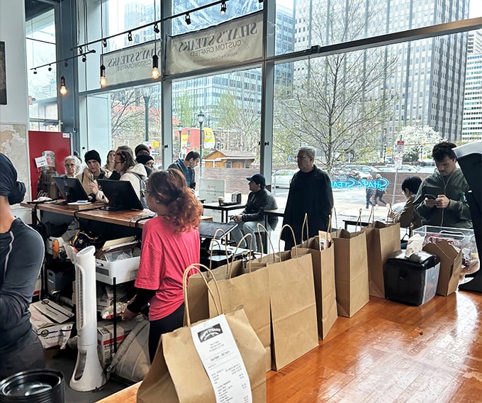 The bustling lunch crowd knows something special - this is where Philadelphians come for elevated comfort food.