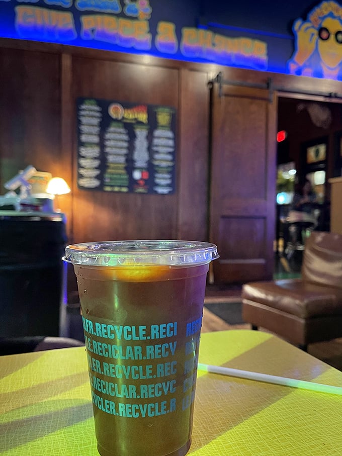 Even the drinks at Totally Baked come with good vibes – served in eco-friendly cups that match the establishment's peace-and-love philosophy.