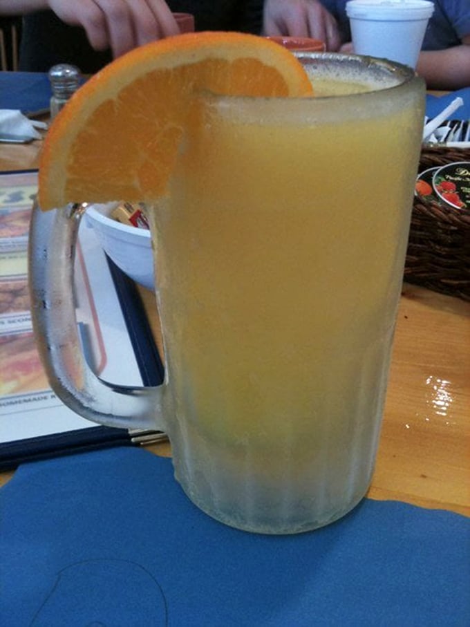Florida sunshine in a glass – this orange juice looks fresh-squeezed by someone who actually cares about your vitamin C intake.