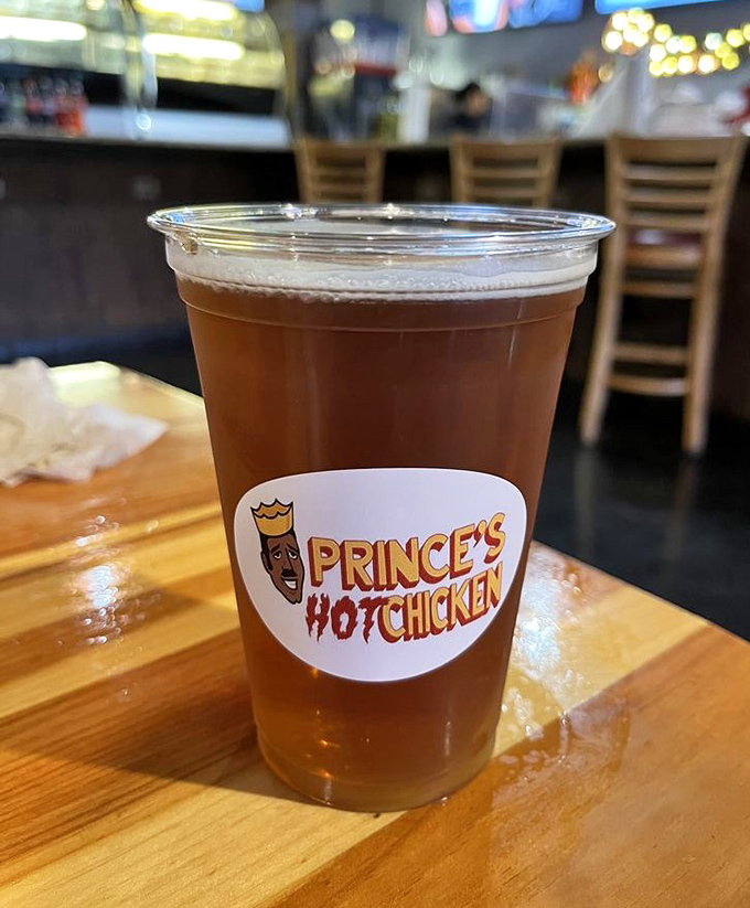 Sweet tea in a Prince's cup: simultaneously the accomplice to and the antidote for what might be the most gloriously painful meal of your life.