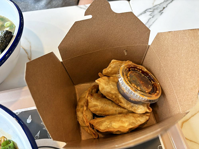 These aren't your average dumplings—they're what happens when an ice cream shop decides everything they touch should bring equal joy.