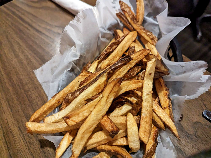 These aren't your average fries—they're hand-cut potato treasures with crispy exteriors and fluffy insides. The perfect sidekick to any sandwich adventure.