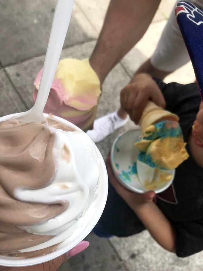 Ice cream and root beer unite in a frosty communion that makes you wonder why we ever bothered inventing other desserts when perfection was achieved decades ago.