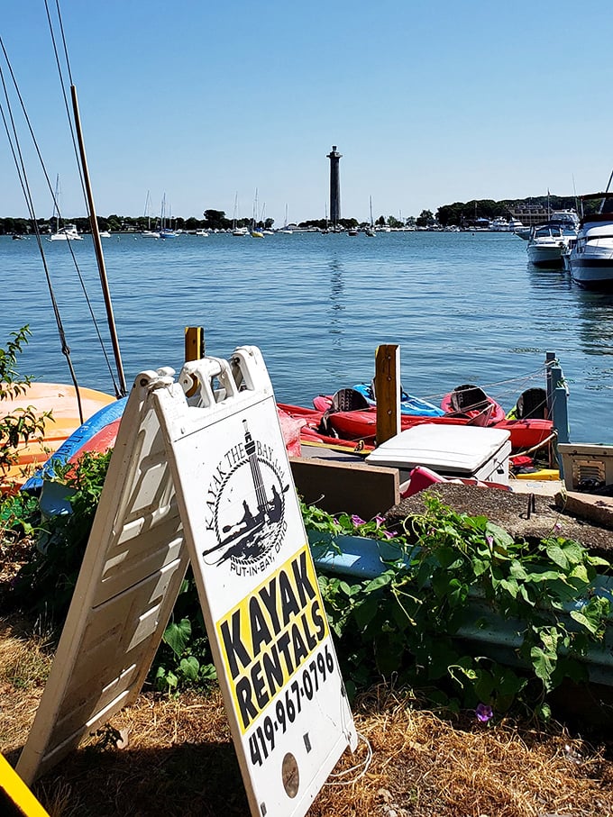 "Kayak The Monument" isn't just a rental sign – it's an invitation to the most scenic upper-body workout you'll ever experience.