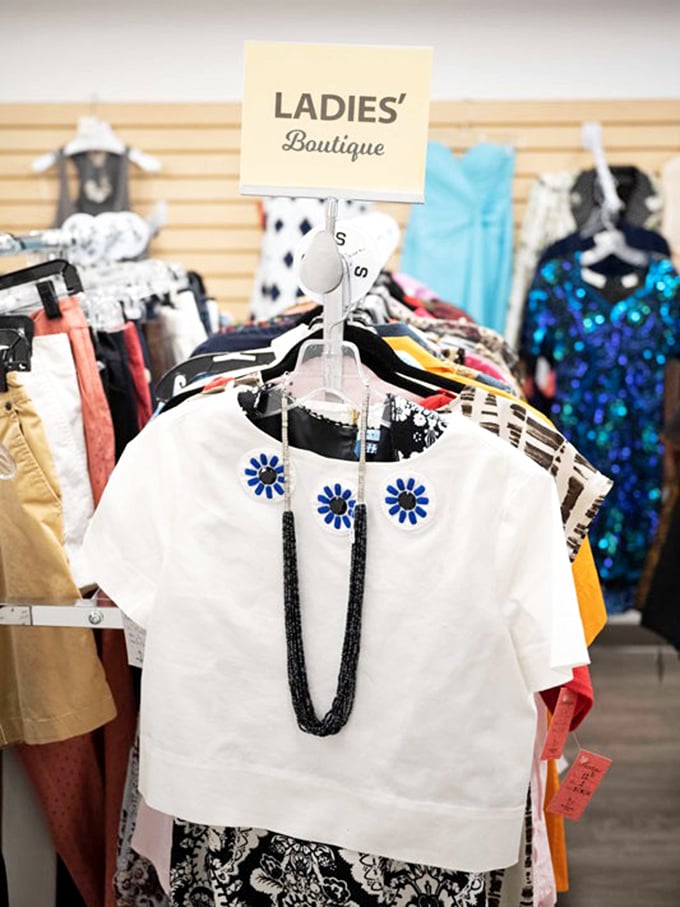 The Ladies' Boutique offers curated fashion finds – that white blouse with blue flowers might just become the cornerstone of your summer wardrobe.