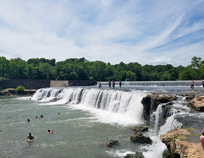 When Missouri turns up the volume, Grand Falls becomes a thundering spectacle. The mist is nature's air conditioning on hot summer days.