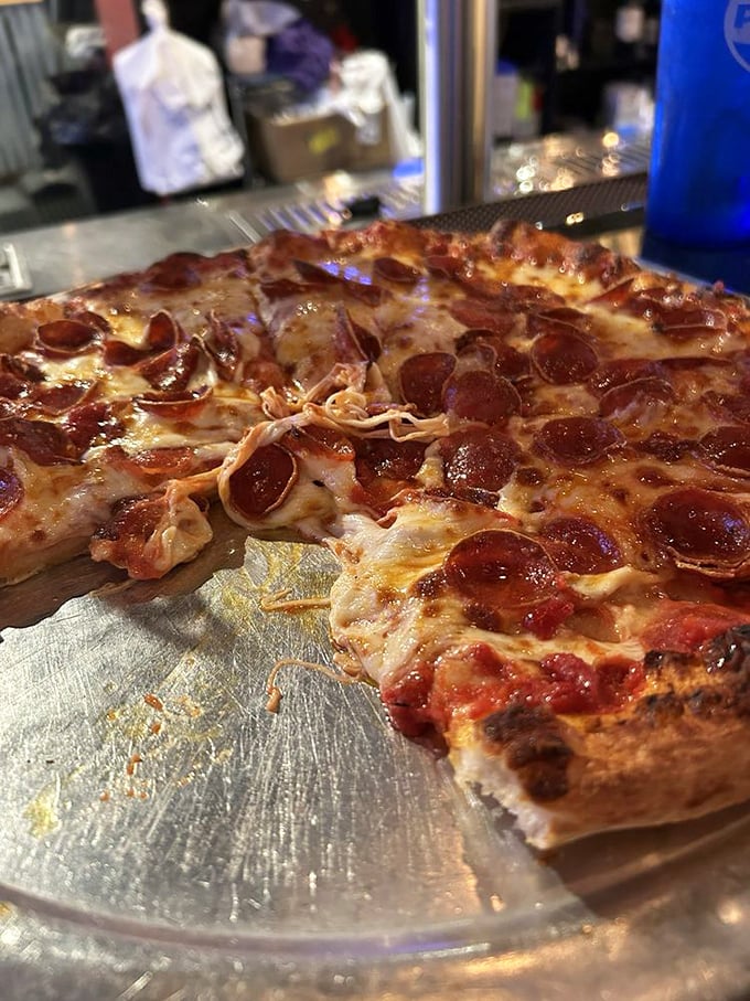 This isn't just any pepperoni pizza—it's the kind that makes you question every other pizza you've ever committed to memory.