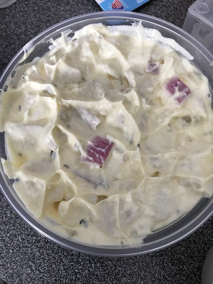 Potato salad with personality—creamy, tangy, and studded with just enough extras to keep each bite interesting. The perfect sidekick to smoky meat.
