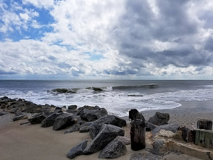 Where land meets sea in dramatic fashion—Mother Nature's version of drawing a line in the sand that even the ocean respects (most days). 