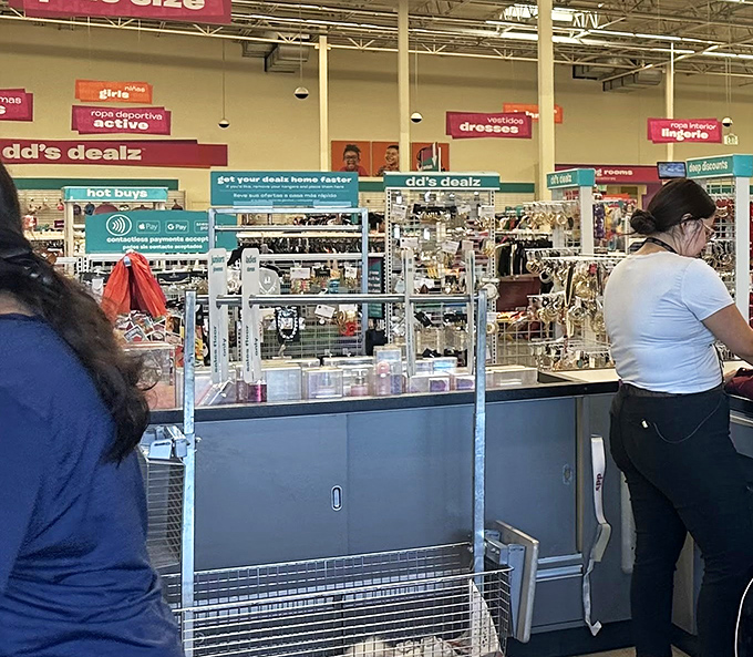 The retail equivalent of air traffic controllers, these staff members efficiently process your treasures while you're already planning your next visit.