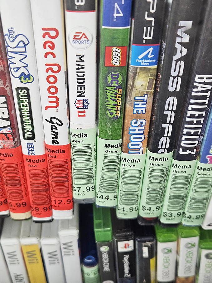 Video game archaeology at its finest! Those plastic cases contain hours of nostalgia from when "blowing on the cartridge" was tech support.