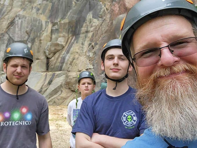 Rock climbing brings together the unlikely combination of adrenaline junkies and meticulous planners – both types having the time of their lives.