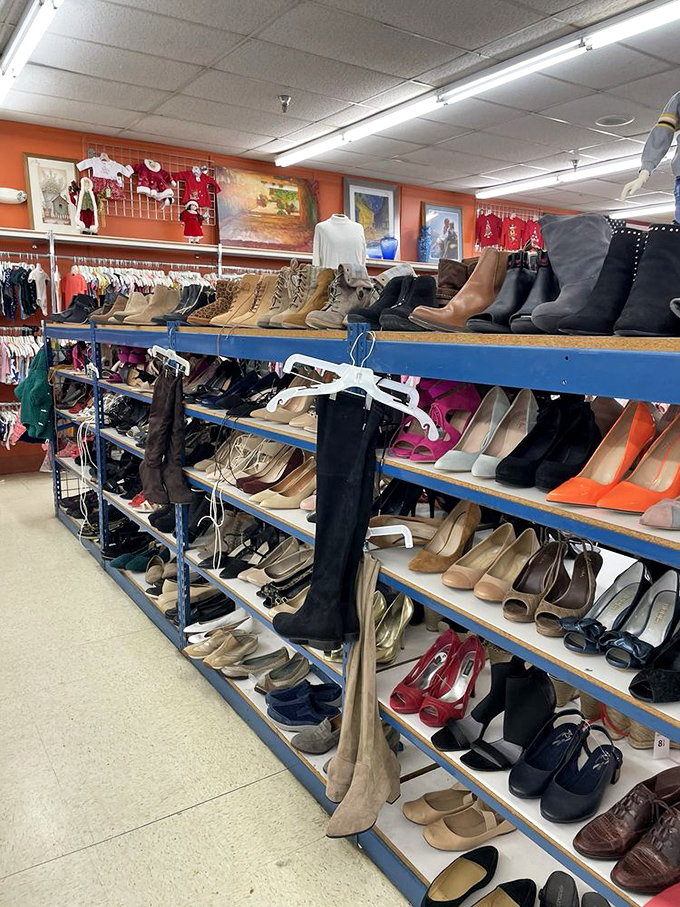 Shoe heaven for the budget-conscious fashionista. From practical boots to party-ready heels, your next favorite footwear awaits discovery.