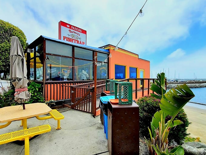 Barbara's Fishtrap's colorful waterfront building promises seafood with a view. This Half Moon Bay institution serves ocean-to-table delights with zero pretension.