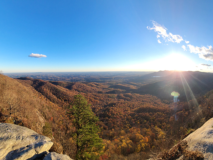 Caesar's Head State Park: Standing at this overlook feels like you've discovered the edge of the world – with three states spread out below.