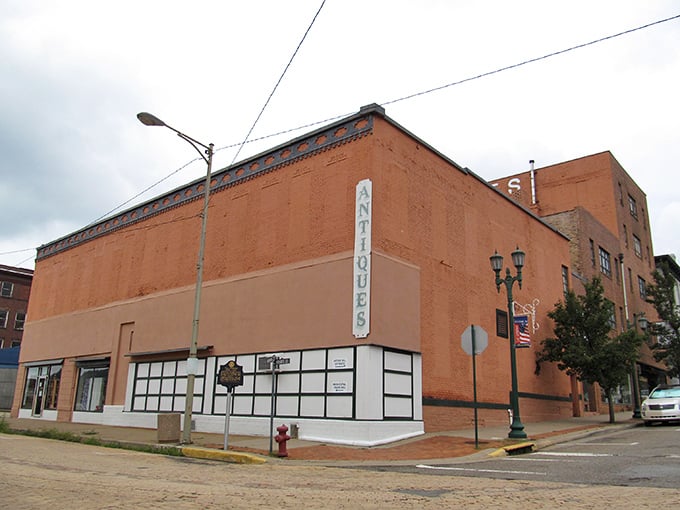 "These historic storefronts in East Liverpool have that perfect patina that only comes with age. Architectural poetry in brick!"