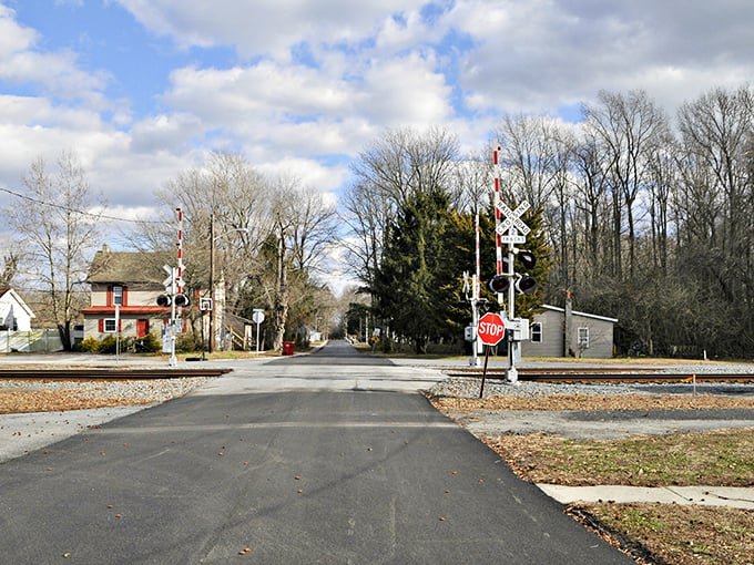 Railroad crossings and quiet streets define Ellendale's peaceful pace—perfect for retirees seeking affordability without sacrificing charm.