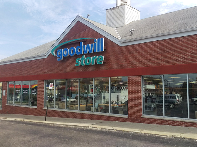 Goodwill's brick building houses more potential than a lottery ticket – and the odds of finding something great are much better!